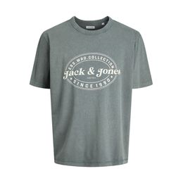 Jack & Jones Jack & Jones T-Shirt 'JJDover' Herren Gr&ouml;&szlig;e L creme / grau