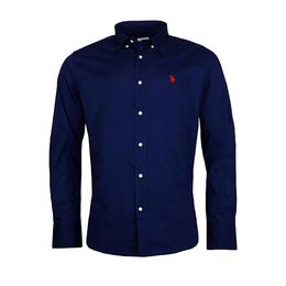 U.S. Polo Assn. Button Up Shirt male size XL Navy / Red