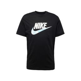 Nike Sportswear Shirt male size XXL Light blue / Black / White