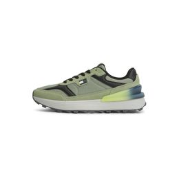 Tommy Jeans Sneaker Herren Gr&ouml;&szlig;e 44 hellgrau / neongr&uuml;n / hellgr&uuml;n