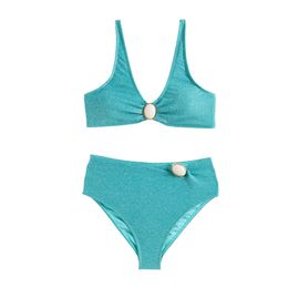 Friends Like These Bikini Damen Gr&ouml;&szlig;e 4XL cyanblau