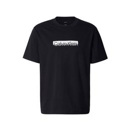 Calvin Klein T-Shirt Herren Gr&ouml;&szlig;e L schwarz / wei&szlig;