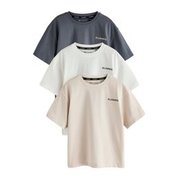 Smallsaints T-Shirt Jungen Gr&ouml;&szlig;e 164 beige / marine / wei&szlig;