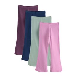 next Leggings M&auml;dchen Gr&ouml;&szlig;e 122 navy / mint / dunkellila / hellpink