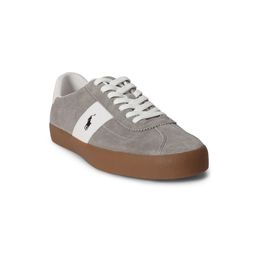 Polo Ralph Lauren Sneaker 'COURT' Herren Gr&ouml;&szlig;e 39 grau / wei&szlig; Sommerschuhe