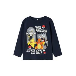 name it Shirt 'NMMSTERN POKEMON' Jungen Gr&ouml;&szlig;e 98 navy / gelb / grau / wei&szlig;