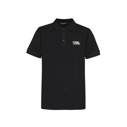 K by KARL LAGERFELD Karl Lagerfeld Poloshirt Herren Gr&ouml;&szlig;e L schwarz / wei&szlig;