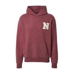 Naketano Sweatshirt Herren Gr&ouml;&szlig;e XL burgunder / wei&szlig;