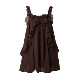 YAS Cocktailkleid 'YASCHIFFA' Damen Gr&ouml;&szlig;e 42 dunkelbraun