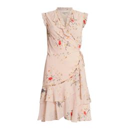 AllSaints Kleid 'ARI KORA' Damen Gr&ouml;&szlig;e 42 gr&uuml;n / orange / rosa / rot Sommerkleid