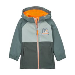 Jungen Softshelljacke "FIOS 4 MNS SFTSHLL JCKT", grau, Gr. 122, FIRST INSTINCT BY Killtec, Oberseite: 100% Polyester.R&uuml;ckseite: 100% Polyester,