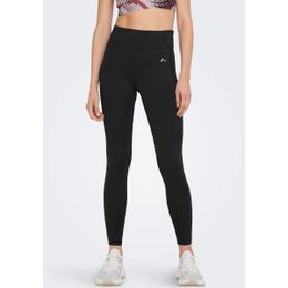 Only Play Damen Funktionstights "ONPMILA-2 HW PCK TRAIN TIGHTS NOOS", schwarz, Gr. M, unifarben, Jersey, Obermaterial: 80% Polyester, 20% Elasthan,