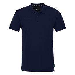 Kempa Herren Poloshirt "POLO SHIRT Prime", blau, Gr. XL, Obermaterial: 65% Polyester Pol. recyc.. 35% Baumwolle CO(Bio)., Shirts