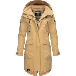 Navahoo Performance Jacket 'Pfefferschote' female size L Beige / Black / White