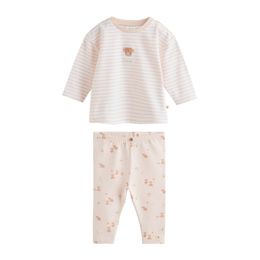 next Set M&auml;dchen Gr&ouml;&szlig;e 50 beige / creme / pastellblau / wei&szlig;