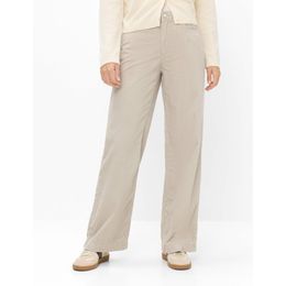 Brax Damen 5-Pocket-Hose "Style MAINE", beige, Gr. 23, Web, 100% Baumwolle, Hosen