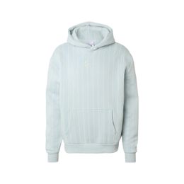 Karl Kani Herren Rundhalspullover "Karl Kani Small Signature Essential Pinstripe Hoodie", blau, Gr. XXL, gestreift, 100% Baumwolle, Pullover