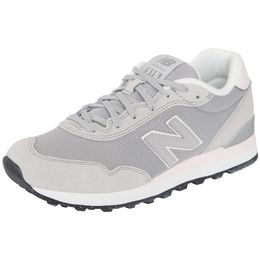 New Balance Damen Sneaker "515", Gr. 37rain cloud, pink salt, silber metallic, Leder, Textil, Schuhe, f&uuml;r Erwachsene, mit Gummilaufsohle