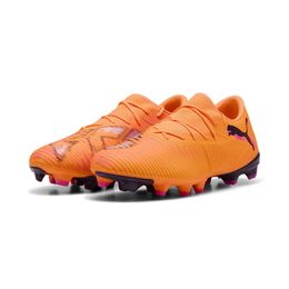 Puma Herren Fu&szlig;ballschuh "FUTURE 8 MATCH FG/AG Low Fu&szlig;ballschuhe Erwachsene", Gr. 42, orange, Obermaterial: Synthetik, Textil. Futter: Synthetik,