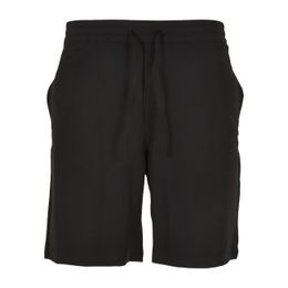 Urban Classics Herren Stoffhose "Urban Classics Herren Comfort Shorts", schwarz, Gr. S, unifarben, 62% Viskose, 34% Polyester, 4% Elasthan, Hosen