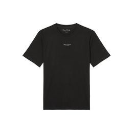 Marc O'Polo MARC O'POLO Herren T-Shirt "T-Shirt Medium-Logo 2er Pack", schwarz, Gr. S, Obermaterial: 100% Baumwolle CO., Shirts
