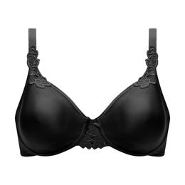 Chantelle Damen B&uuml;gel-BH "HEDONA", Gr. 95schwarz, Obermaterial: 75% Polyamid, 25% Elasthan, BHs, blickdichtes Gewebe, Guipure Spitze, leichter