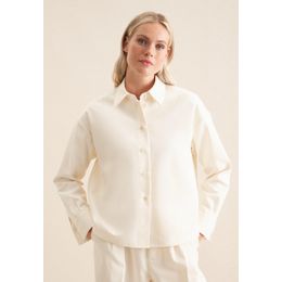 Seidensticker Damen Hemdbluse "Schwarze Rose", beige, Gr. 42, unifarben, 100% Baumwolle, Blusen, 1/1 Kragen Uni