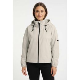 Icepeak Damen Softshelljacke "ADRIAM", beige, Gr. 38, Obermaterial: 100% Polyester, Jacken, wasserabweisendes Obermaterial, mit 8000 mm Wassers&auml;ule,