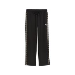 Puma Damen Sporthose "Essentials Elevated Tape Relaxed Hose Herren", schwarz, Gr. S, Obermaterial: 34% Polyester, 66% Baumwolle. Tasche &ndash; Oben: 100%