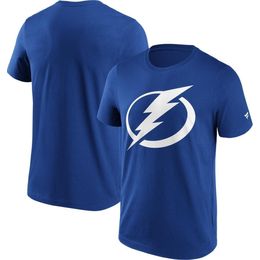Fanatics Damen T-Shirt "Fanatics Shirt Tampa Bay Lightning Primary Logo Graphic", blau, Gr. S, 100% Baumwolle, Shirts
