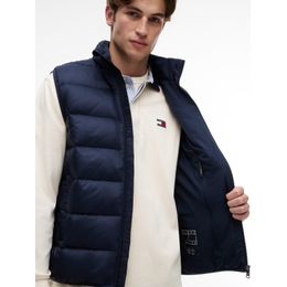 Tommy Jeans Herren Daunenweste "TJM LIGHT DOWN PACKABLE VEST"schwarz night navy, Gr. XL, unifarben, Web, Obermaterial: 100% Nylon. Futter: 100%