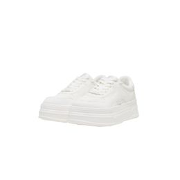 Buffalo Damen Sneaker "Buffalo ZAPE - VEGAN", Gr. 36, wei&szlig;, Kunstfaser, Schuhe