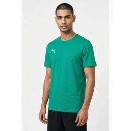 Puma Herren Trainingsshirt "TEAMGOAL CASUALS TEE", gr&uuml;n, Gr. L, unifarben, Jersey, Obermaterial: 100% Baumwolle, Shirts, gerader Abschluss, Kurzarm,