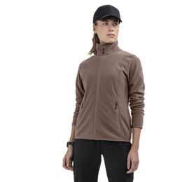 Sch&ouml;ffel SCH&Ouml;FFEL Damen Fleecejacke "Fleece Jk Style Ash WMS", braun, Gr. 40, Fleece, Obermaterial: 100% Polyester, Jacken, hochschlie&szlig;ender Kragen, hoch