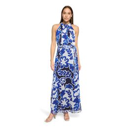 BETTY & CO BETTY & CO Damen Chiffonkleid "Damen ohne Arm", blau, Gr. 36, Obermaterial: 100% Polyester. Futter: 100% Polyester, Kleider