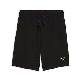 Puma Damen Sporthose "Essentials Elevated Relaxed Material Shorts Herren", schwarz, Gr. L, bedruckt, Obermaterial: 66% Baumwolle, 32% Polyester, 2%