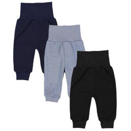 TUPTAM M&auml;dchen Pumphose "Pumphose Baby Jungen Lange Pumphose 3er Pack", lila, Gr. 68, Obermaterial: 100% Baumwolle CO., Hosen