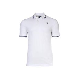 G-Star Raw G-STAR Herren Poloshirt "Poloshirt Dunda Slim Stripe Polo", wei&szlig;, Gr. M, Obermaterial: 95% Baumwolle CO(Bio). 5% Elasthan EL., Shirts