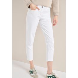 Cecil Damen Comfort-fit-Jeans, wei&szlig;, Gr. 34, unifarben, Jeans, 78% Baumwolle, 21% Elastomultiester, 1% Elasthan, Jeans, Middle Waist