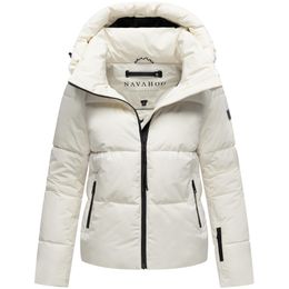 Navahoo Damen Steppjacke "Frostherz XIV", wei&szlig;, Gr. XS, Obermaterial: 100% Polyester. Innenfutter: 100% Polyester. &Auml;rmelfutter: 100% Polyester.
