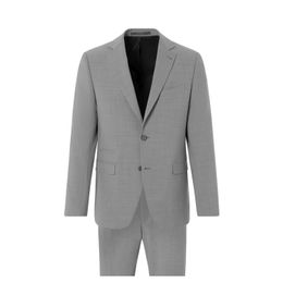 Benvenuto. Herren Anzug "SALVI Iago", grau, Gr. 44, uni, Obermaterial: 52% Polyester PES. 43% Wolle WO. 5% Elasthan EL. 94% Polyester PES. 6%