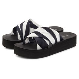 Damen Pantolette "Sandale, Sommerschuhe, Mule, offener Schuh, Badelatsche, Badeschlappe", French Connection, Gr. 44, schwarz, Obermaterial: 100%