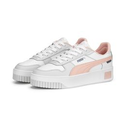 Puma Damen Sneaker "CARINA STREET", Gr. 38,5, rosa, Synthetik, unifarben, Schuhe, f&uuml;r Alltag, mit leicht erh&ouml;htem Plateau, mit Textil-Innenmaterial