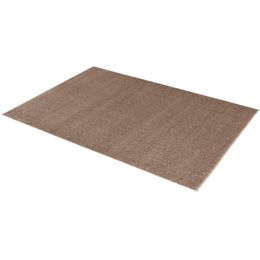 Teppich Astra, B:140cm H:20mm L:200cm, braun, Kunstfaser, Wohnzimmer, Teppiche, "Samoa Uni", hochwertiger Kurzflor in vielen Farben, Wohnzimmer