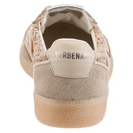 VERBENAS Damen Sneaker "SOUND TROPIC", Gr. 39taupe kombiniert, Leder, Synthetik, Textil, Flechtoptik, kontrastfarbene Details, Basic, Schuhe,