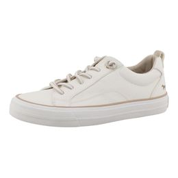 Mustang Shoes Damen Slip-On Sneaker "Ulla", Gr. 45, wei&szlig;, Lederimitat, Schuhe, Freizeitschuh, Halbschuh, Slipper mit weicher Schaftrand-Polsterung