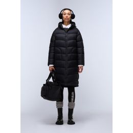 Napapijri Damen Steppjacke "A-EGA L W 941", schwarz, Gr. S, Web, Obermaterial: 100% Polyamid, Jacken, mit Kapuze, w&auml;rmeisolierend, wasserabweisend,
