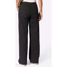 Casual Looks Damen Bequeme Jeans, schwarz, Gr. 46, unifarben, 99% Baumwolle, 1% Elasthan, Jeans