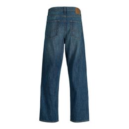 Jack & Jones JACK & JONES Herren Relax-fit-Jeans "JJIALEX mit cleanem Look und Taschenvielfalt"dunkelblau washed, Gr. 30, Abriebeffekte, Denim/Jeans,