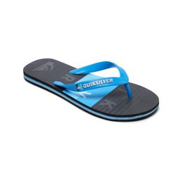 Quiksilver Jungen Sandale "Molokai Word Block", Gr. 12,5, blau, Obermaterial: Synthetikmaterial / Au&szlig;ensohle: Moosgummi, Schuhe